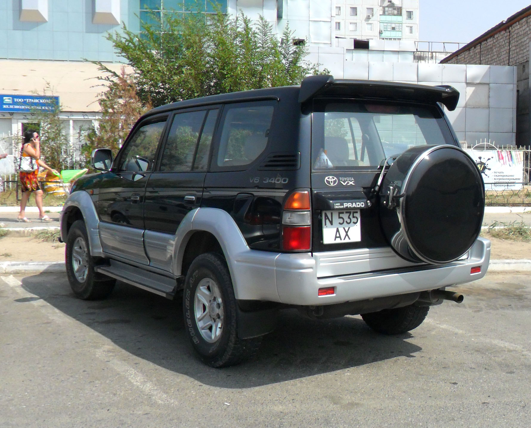 "N 535 AX" photos Toyota Land Cruiser Prado. Kazakhstan